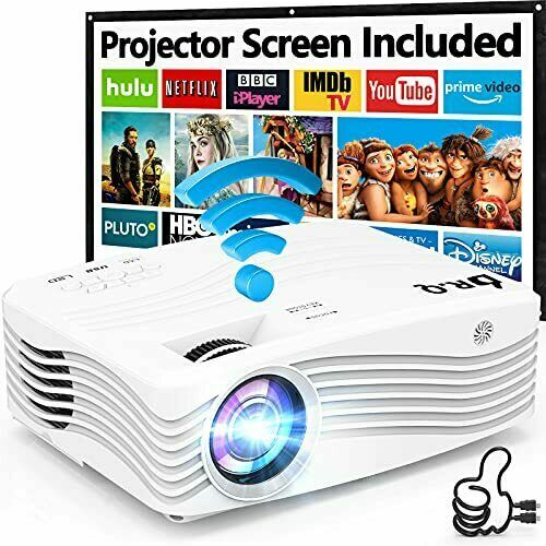 DR.Q Cinema Projector 1080p White 7500 Lumens & Full HD - AK-50 for ...