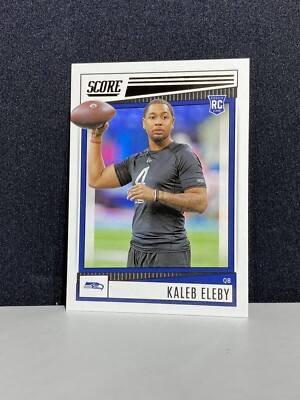 2022 Score Football Base Rookies #313 Kaleb Eleby - Seattle Seahawks | eBay