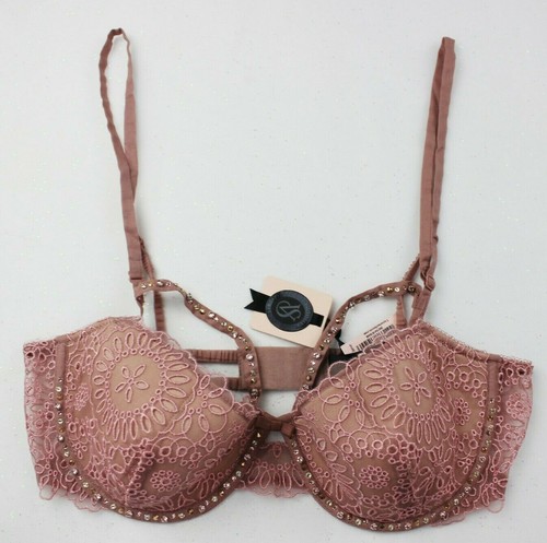 Victoria's Secret Size 34B 12B 36C 14C Pink Swarovski Luxury Collection ...