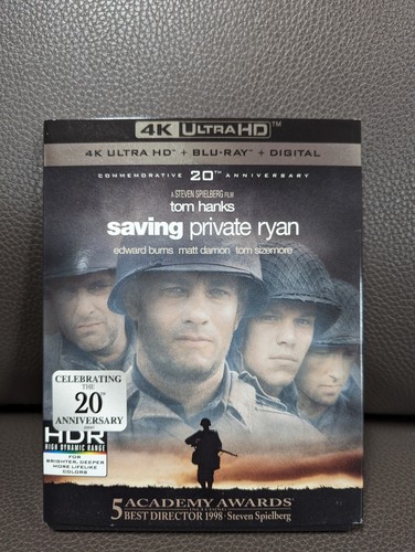 Saving Private Ryan (4K UHD + Blu-ray) 20th Anniversary Edition w/ Slip ...