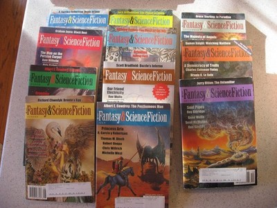 Vintage Lot of 11 Full Year of 2002 Fantasy & Science Fiction Magazines ...