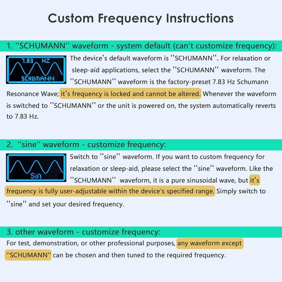 7.83Hz Schumann Resonance Generator Battery Powered, Ultra Low ...