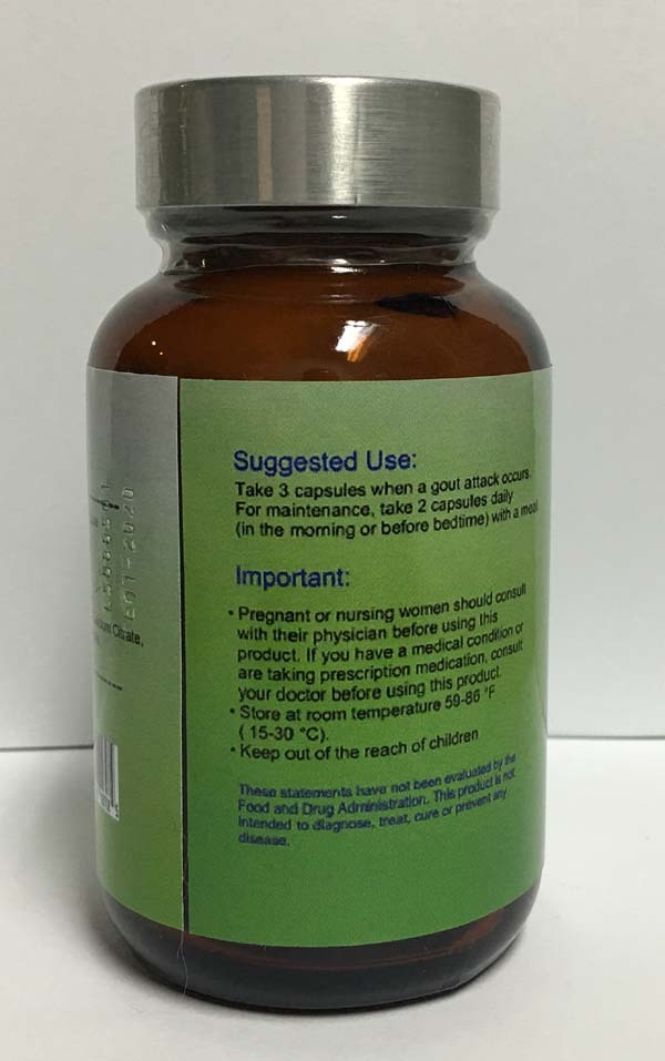 FAST ACTING!!Gout Relief,Helps Control Uric Acid Levels,Arthritic + | eBay