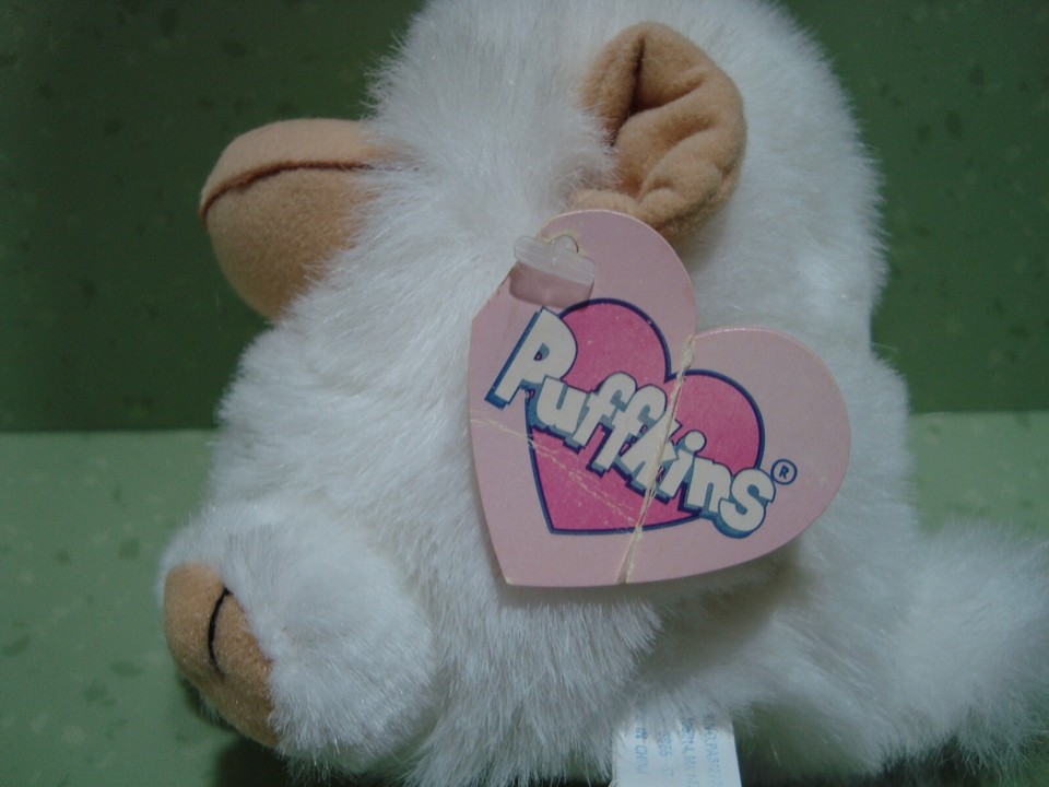 Vintage Puffkins Swibco 6" Plush Trixy White Monkey Stuffed Animal | eBay