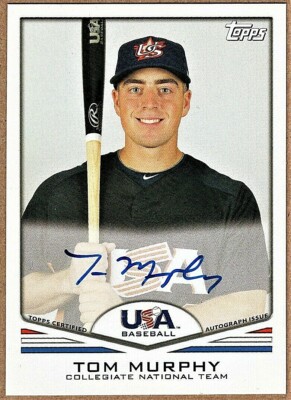 TOM MURPHY - 2011 TOPPS USA BASEBALL AUTOGRAPH RC | eBay Australia
