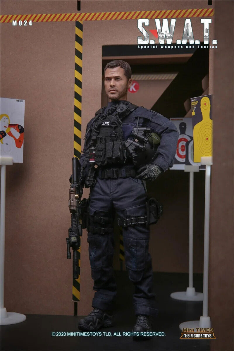 Mini Times Toys M024 1/6 US SWAT 2.0 LAPD Male Soldier 12'' Action ...