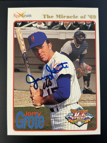 1994 Mets '69 Tribute #8 Jerry Grote Autographed | eBay