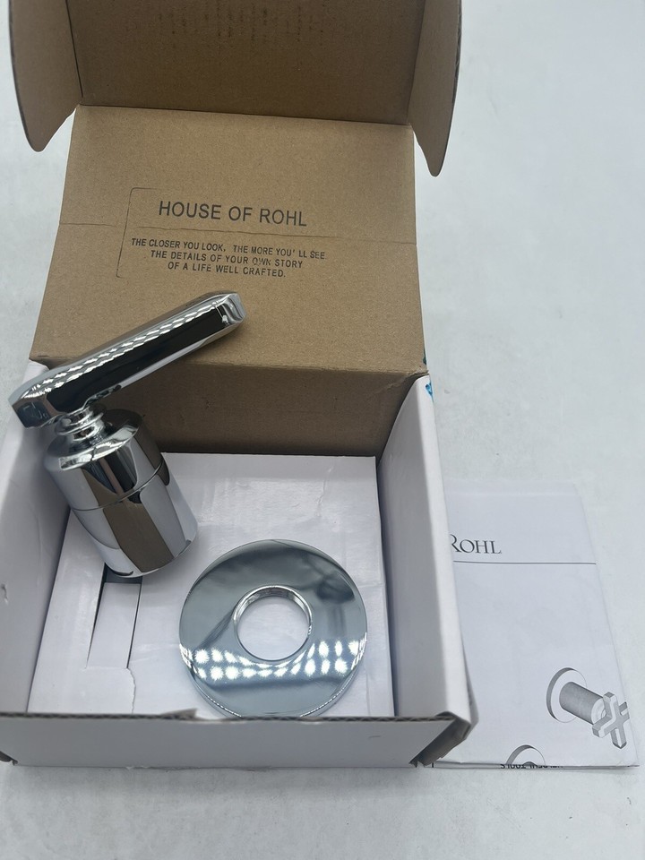 Rohl TAP18W1LMAPC Apothecary Single Handle Volume Control Trims Less ...