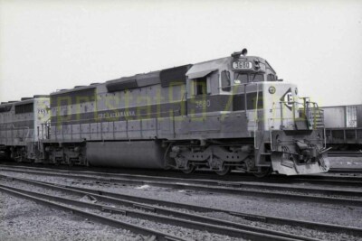 EL Erie Lackawanna EMD SD45-2 Locomotive #3680 - Vintage Railroad Negative | eBay