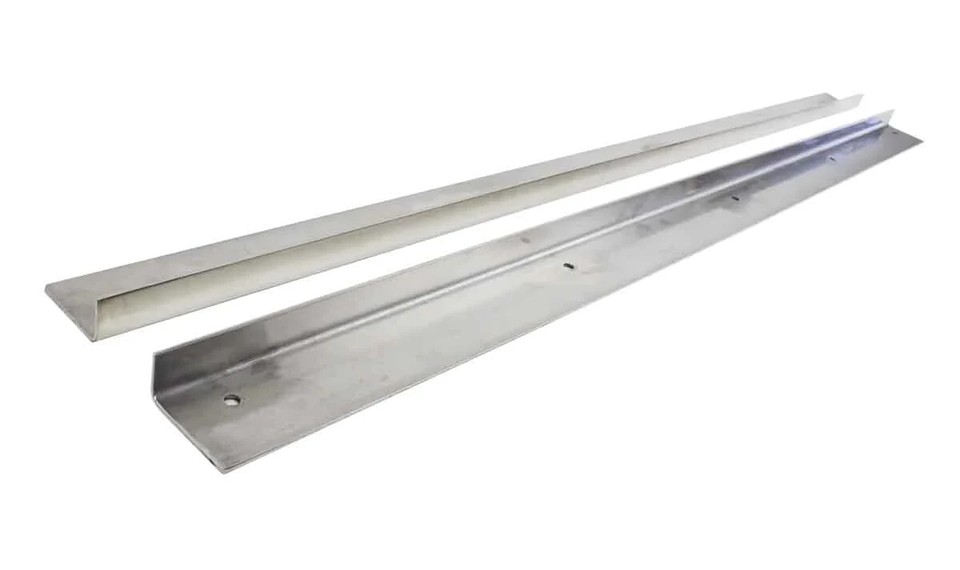 Kentrol 30413 Set of 2 Stainless Steel Rocker Guards for 1955-1983 Jeep ...
