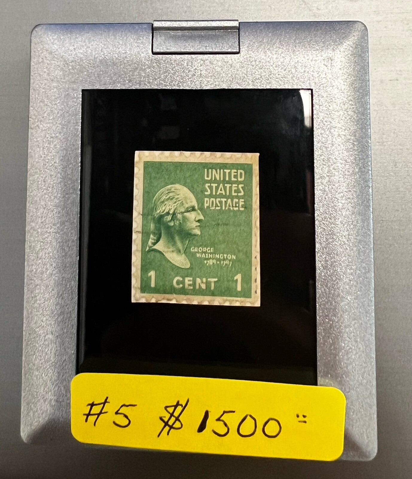 George Washington 1 Cent Stamp 1789-1797 Vintage Used Chicago 1938 | eBay