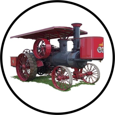 Gaar Scott Steam Traction Engine NEW Sign: 14" Dia. Round USA STEEL | eBay