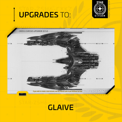 Star Citizen - ESPERIA GLAIVE - UPGRADE - (CCU) | eBay