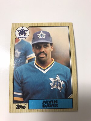 1987 Topps Baseball Card #235 Alvin Davis Seattle Mariners 1st Base | eBay
