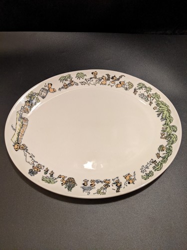 Vintage Trader Vic's Serving Platter Menehune c. 1971 Tiki Plate Homer ...