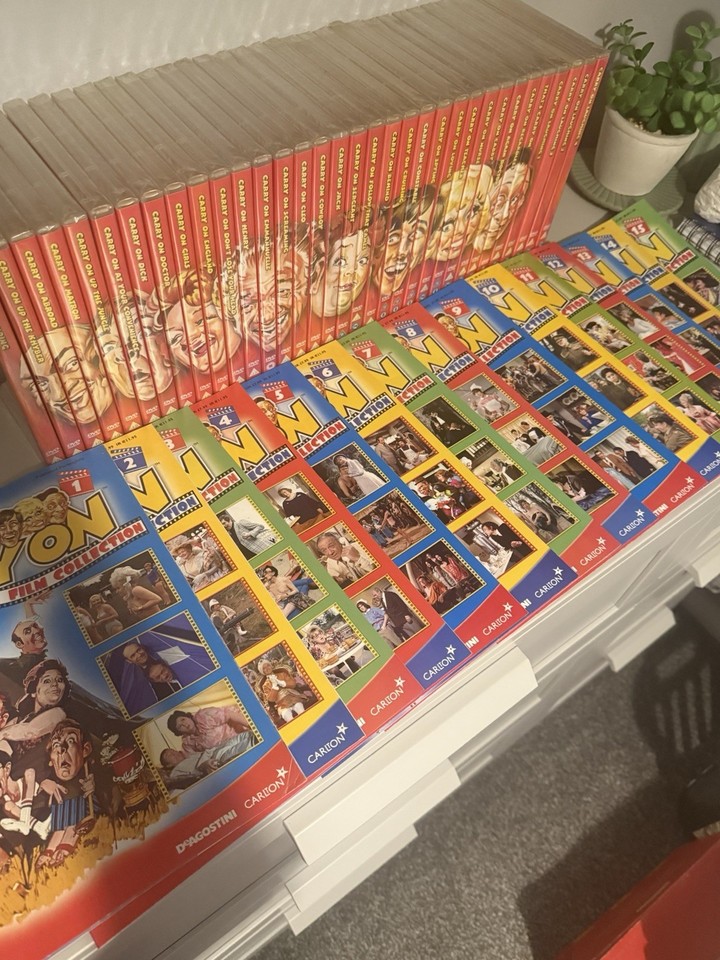 The Classic Carry On Film Collection DVDs Magazines Set 31 DVD'S | eBay UK