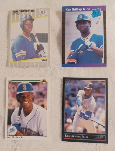 Ken Griffey Jr 4 card lot - some rookie cards | eBay