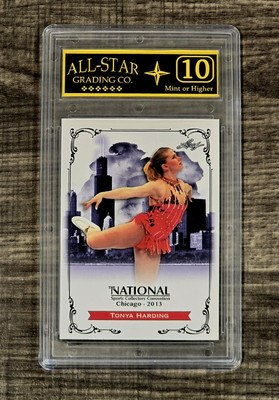 TONYA HARDING 2013 LEAF NATIONAL EXCLUSIVE COLLECTORS PROMO GRADED ASG ...