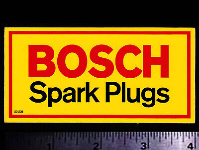 BOSCH Spark Plugs - Original Vintage 1970's Racing Decal/Sticker - 4 ...
