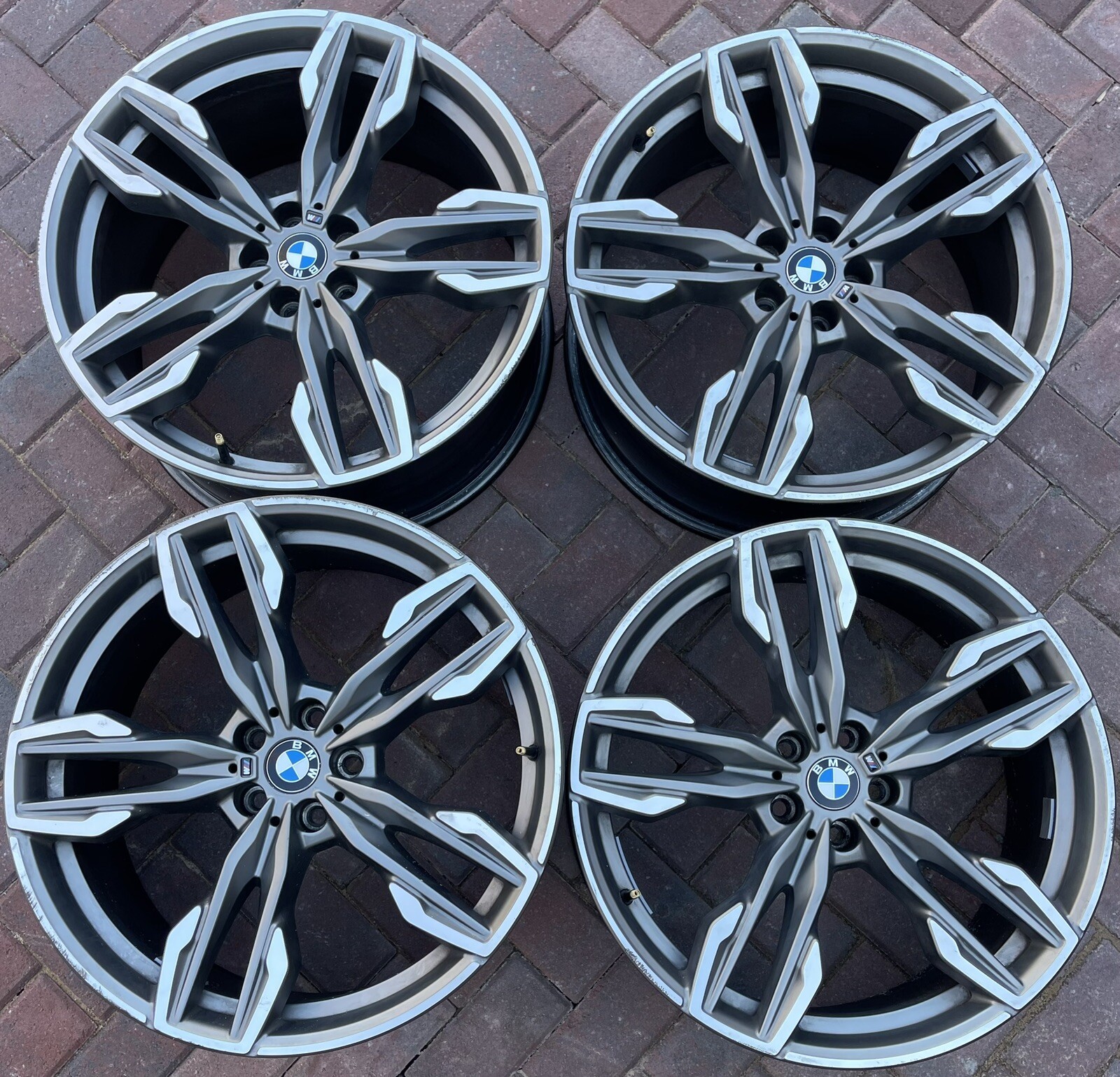 BMW X3 X4 M40i 21 inch Genuine OEM 718M Titanium Wheels Set | eBay