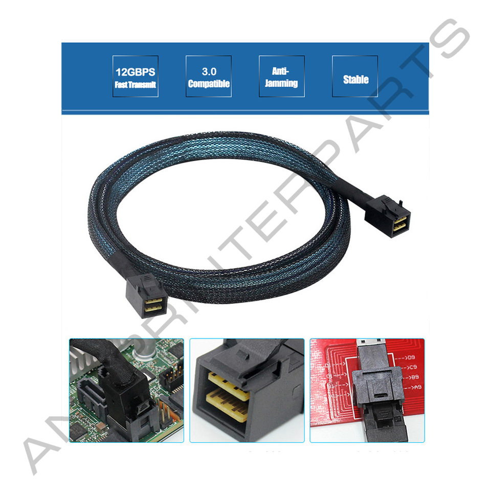 HD Mini SAS SFF-8643 to Mini SAS SFF-8643 Server Motherboard Backplane ...