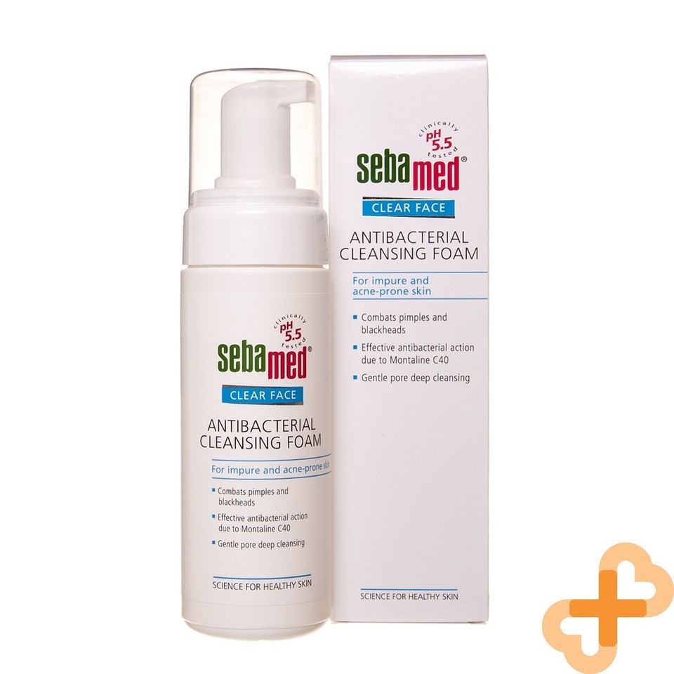 SebaMed Clear Face Antibacterial Cleansing Foam Impure Acne Prone Skin ...