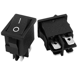 10 x AC 6A/250V 10A/125V 4 Pin DPST ON/OFF 2 Position Rocker Switch ...