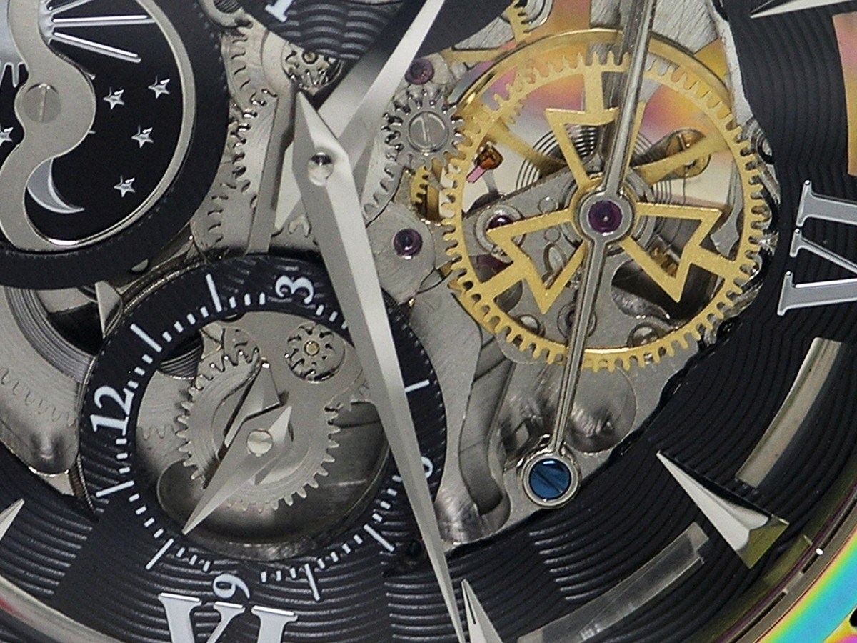 NEW INVICTA 40990 OBJET D'ART AUTOMATIC SKELETON DUAL TIME NEW INVICTA 40990 OBJET D'ART AUTOMATIC SKELETON DUAL TIME