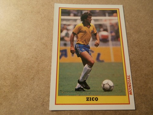 ZICO (BRAZIL), RARE 1988 FOOTBALL ROOKIE CARD MONDIAL (JT29) | eBay
