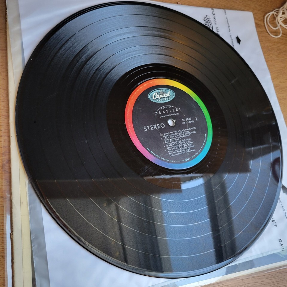 RARE 1964 1st Label Variation Meet the Beatles No Publishing BMI ...