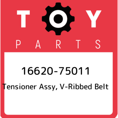 16620-75011 Toyota Tensioner assy, v-ribbed belt 1662075011, New ...