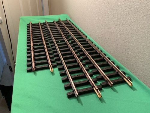 LEHMANN LGB G Scale Brass Train Track 3 Long Straight Pieces | eBay