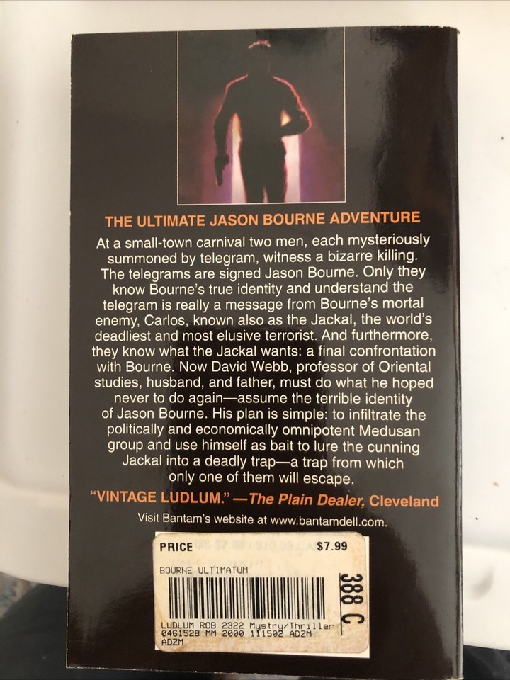 Collection: The Bourne objective, The Bourne Ultimatum, and The Bourne ...