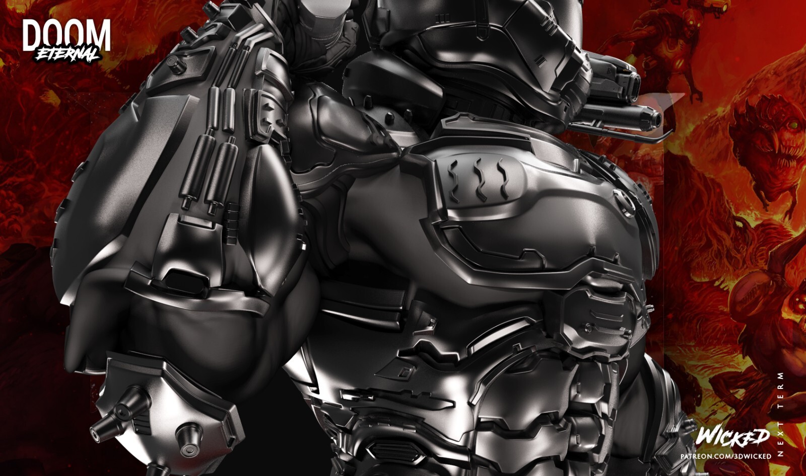 DOOM SLAYER Bust Doom Video Game Character Resin Model Kit WICKED | eBay