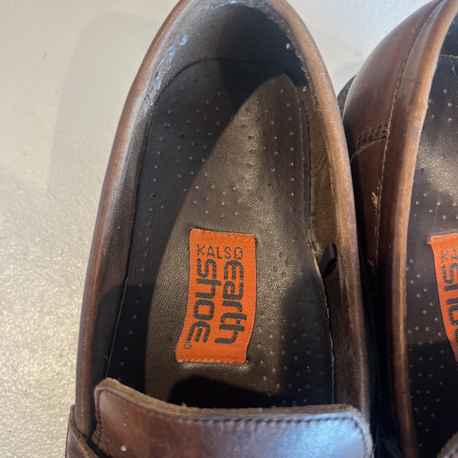 Kalso Earth Shoe Penny Loafer Leather Men Size 10.5 B… - Gem