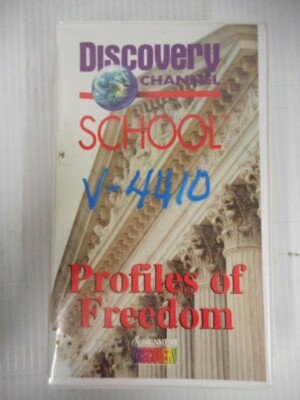Discovery Channel School Assignment Discovery Profiles Of Freedom VHS ...