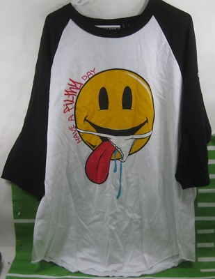 New Filthy White Baseball Graphic Tee MEN Size XXL*** | eBay
