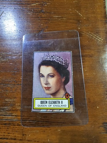 A Vintage Topps Look 'n See (R714-16) Trading Card #104 Queen Elizabeth ...