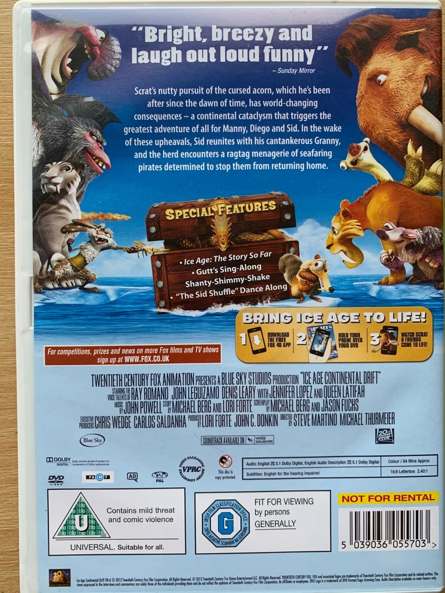 Ice Age 4 Dvd Cover