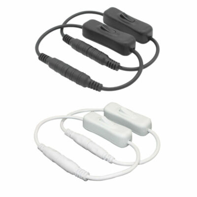 DC12V IN-LINE ON/OFF Power Switch Adapter for LED Strip Light CCTV ...