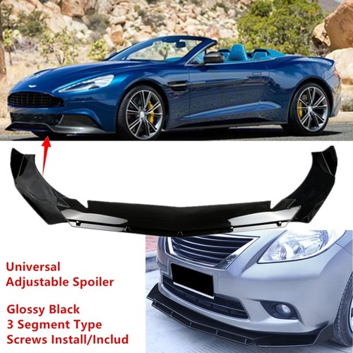 Universal Adjustable For Aston Martin Vanquish 14-19 Front Lip Spoiler ...