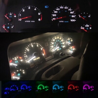 LED Speedo Kit for 1997-2006 Jeep Wrangler TJ Dash Gauge Cluster ...