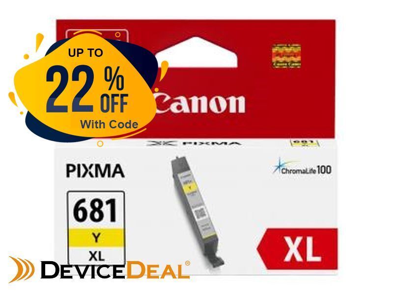 Canon CLI681XLY YELLOW INK 500 PAGES FOR TR7560 TR8560 TS6160 TS8160 ...