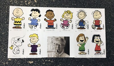 2022USA #5726 Forever Charles M Schulz - Top Block of 10 charlie brown ...