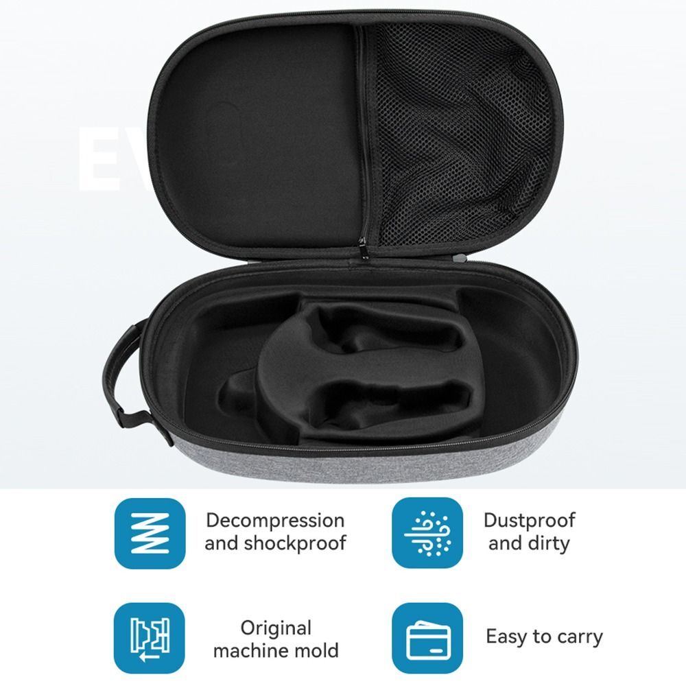 Waterproof Headset VR Glasses Bag Shockproof Storage Box for PICO 4 Pro ...