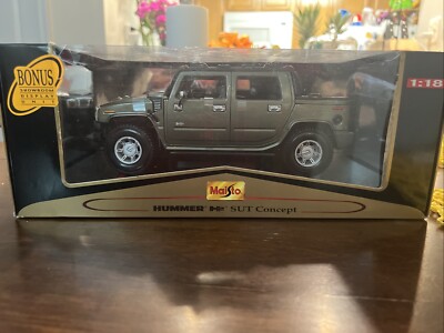 Maisto Hummer H2 Truck SUT Concept Premiere Edition1:18 Scale New W ...