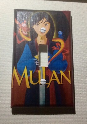 Custom Handmade Disney Mulan Single Toggle Light Switch Cover | eBay