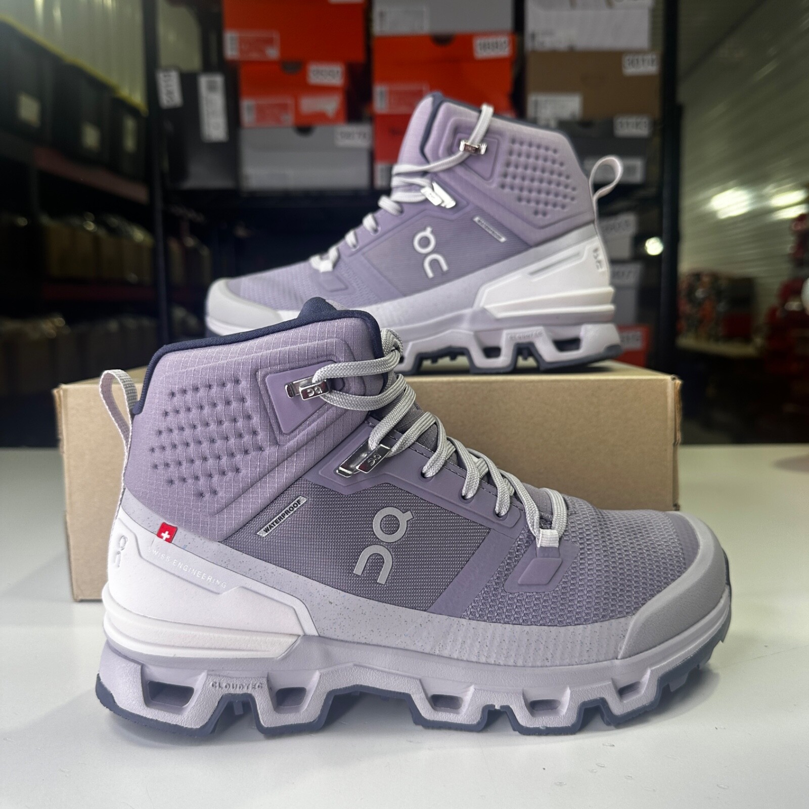 Women's On Cloudrock 2 Waterproof Boots Shark / Fade 63.98281 Size 10.5 $220 NEW | eBay