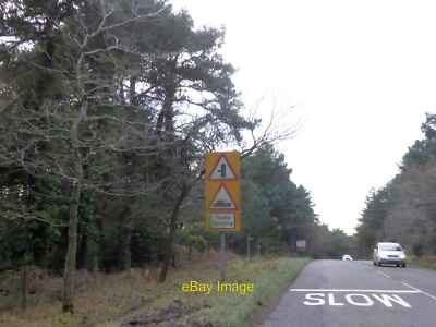 Photo 12x8 Caution - tanks turning Throop Not sure why the sign ...