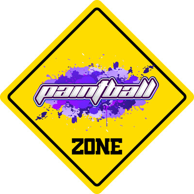 *Aluminum* Paintball Zone Funny Metal Novelty Sign 12"x12" | eBay